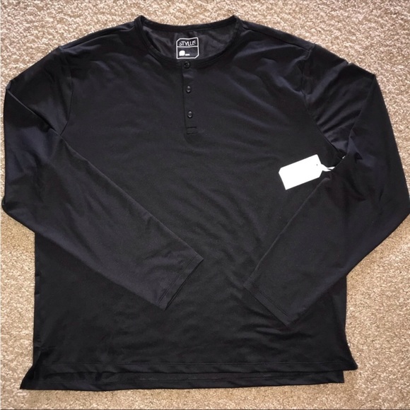 STYLUS | Shirts | 32 Nwt Stylus Mens Shirt Black | Poshmark